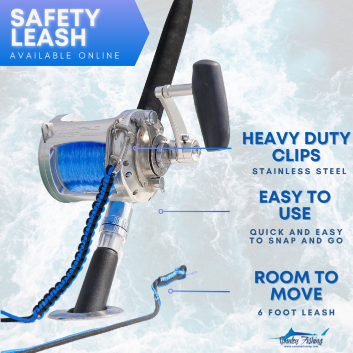 Rod & Reel Safety Leashes – Connley Fishing