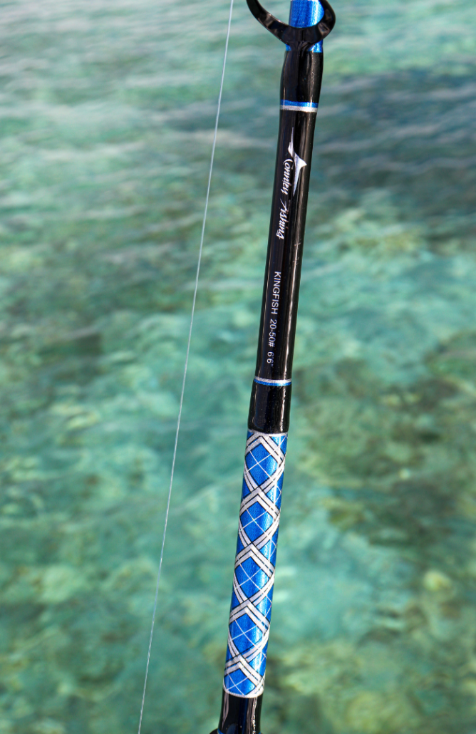 6’6″ or 7′ Blue/Silver Kingfish 20-50# – Connley Fishing