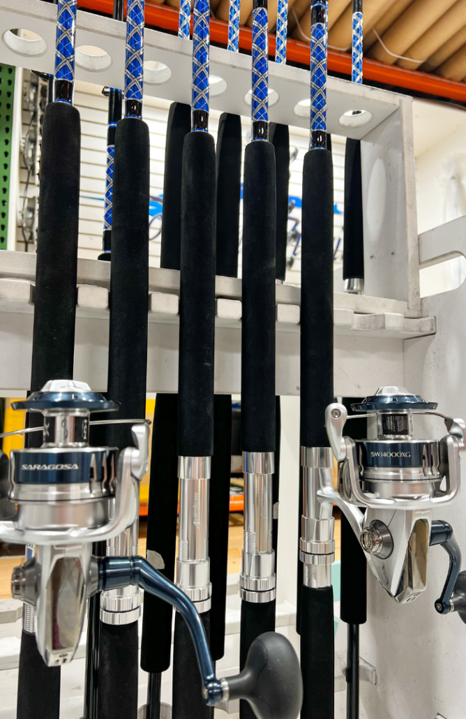 Blue/Silver 6’6″ or 7′ Sailfish Spin 15-50 – Connley Fishing