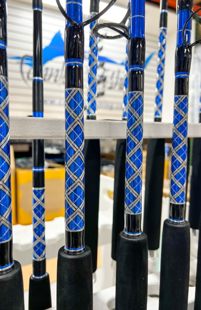 Blue/Silver 6’6″ or 7′ Sailfish Spin 15-50 – Connley Fishing