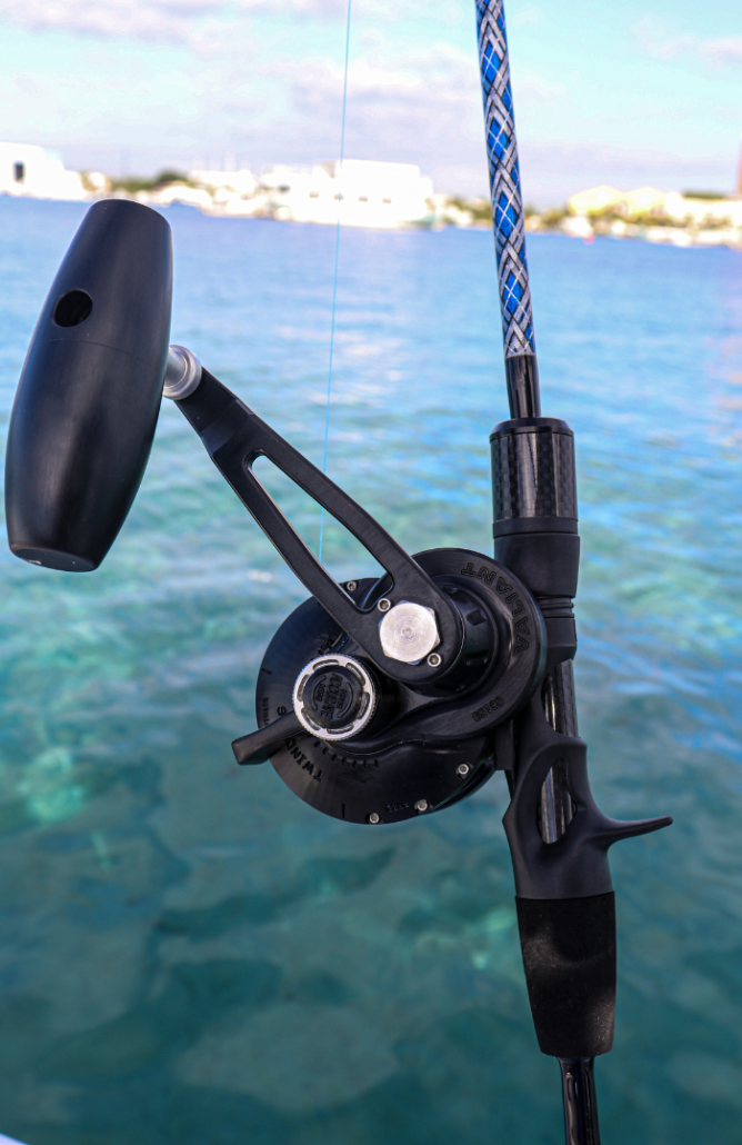 6’6″ Blue/Silver Carbon Fiber Slow Pitch Jigging Rod – Connley Fishing