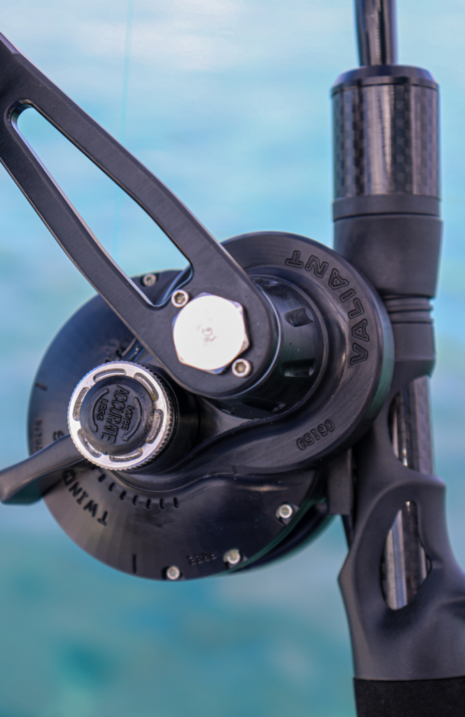 6’6″ Blue/Silver Carbon Fiber Slow Pitch Jigging Rod – Connley Fishing