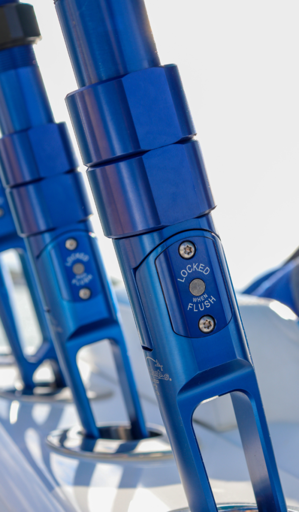 Custom Painted Mahi 6′ 60-130# Trolling Rod w/ Winthrop Rollers ...