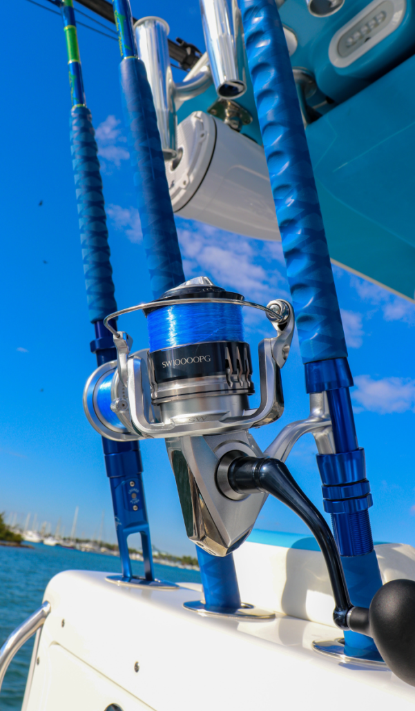 Custom Painted Mahi 7′ 15-50# 700L Spinning Rod (Sailfish Spin ...