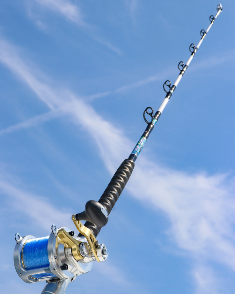 Hawaiian Abalone Shell 6′ Stand Up Trolling Rods – Connley Fishing