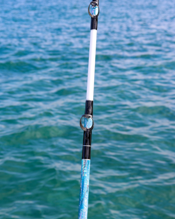 Hawaiian Abalone Shell 6′ Stand Up Trolling Rods – Connley Fishing