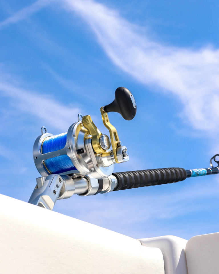 Hawaiian Abalone Shell 6′ Stand Up Trolling Rods – Connley Fishing