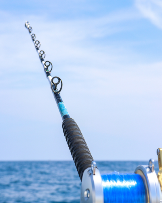 Hawaiian Abalone Shell 6′ Stand Up Trolling Rods – Connley Fishing