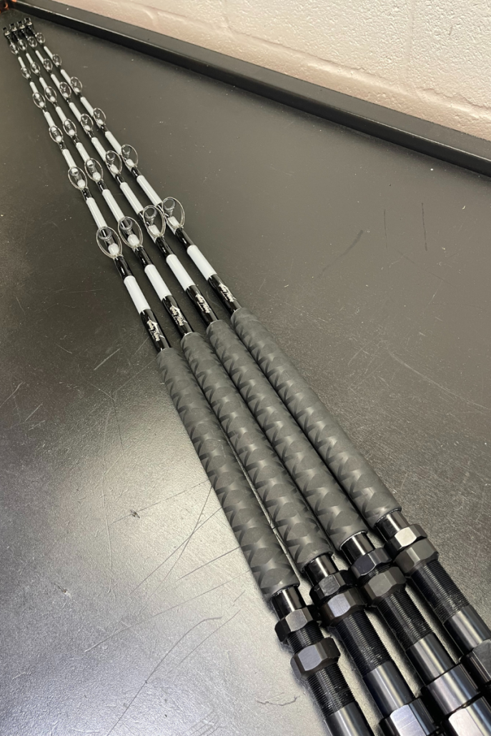 Limited Edition Hand-Painted Gray 6′ Stand Up 30-80# Calstar Trolling ...