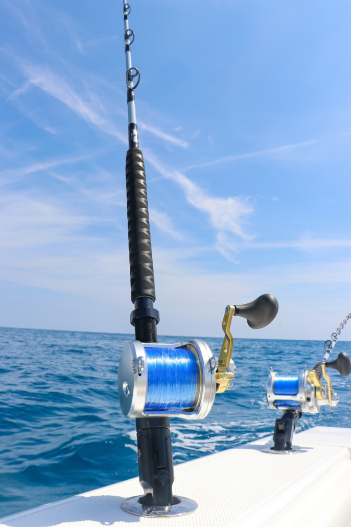 Limited Edition Hand-Painted Gray 6′ Stand Up 30-80# Calstar Trolling ...