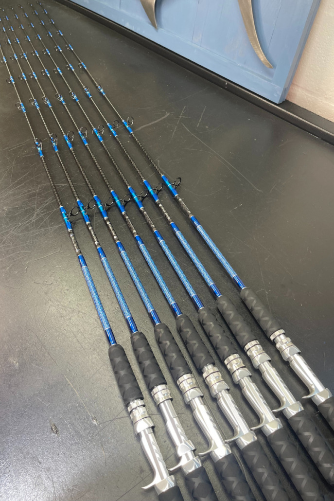 7′ Platinum Series Carbon Fiber Acid Wrapped Slow Pitch Jigging Rod ...