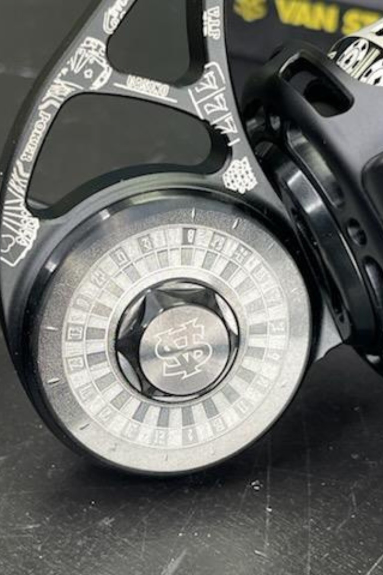 Custom Laser Engraved Van Staal Spinning Reel – Connley Fishing