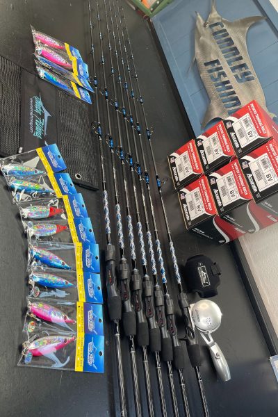 Slow Pitch Jigging Package (1 Rod, 1 500N Reel, 12 Pack Jigs) | Connley ...